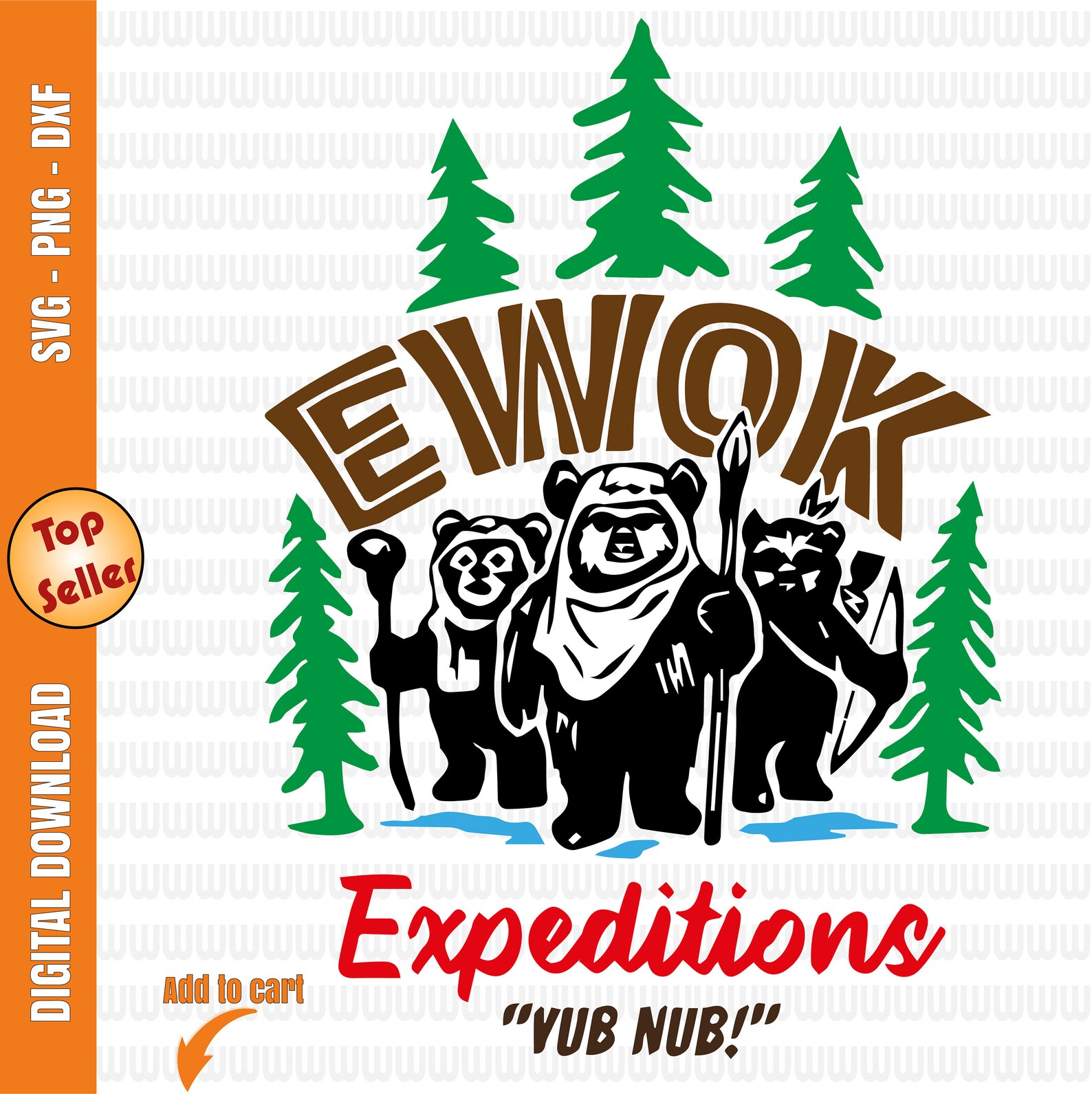 Star Wars, Return of the Jedi, Endor Park Service, Forest Moon, Ewok ...