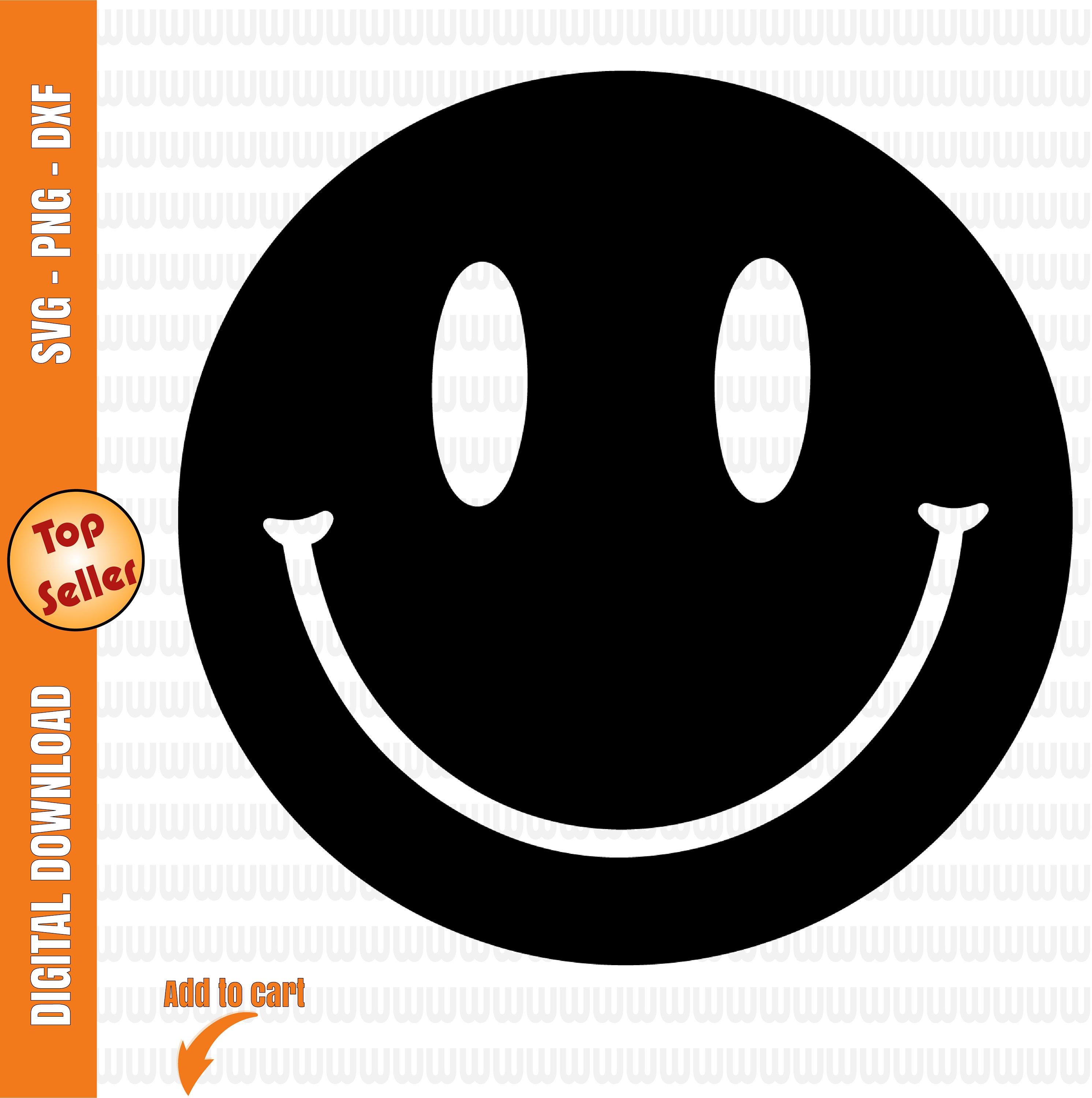 Smiley Face Digital Download SVG PNG JPG - Etsy