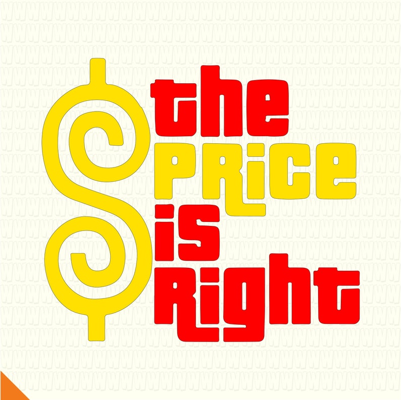 The Price is Right SVG Price is Right PNG Cutfile Download - Etsy