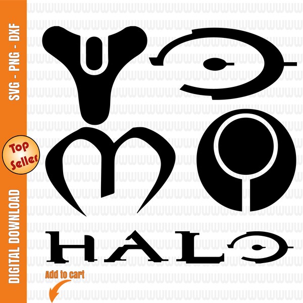 Halo Svg File - Etsy