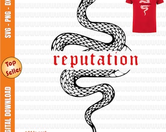 Reputation Snake Sticker PNG SGV Instant Download Digital Design Ready ...