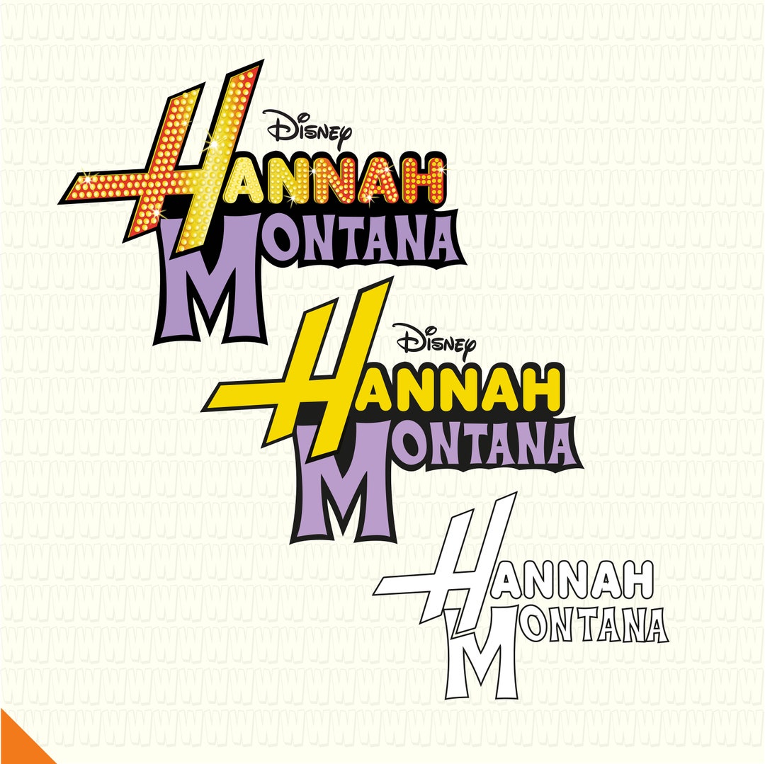 Vintage Hannah Montana Svg Hannah Montana Png Hannah Montana Logo Tshirt High Quality Vector