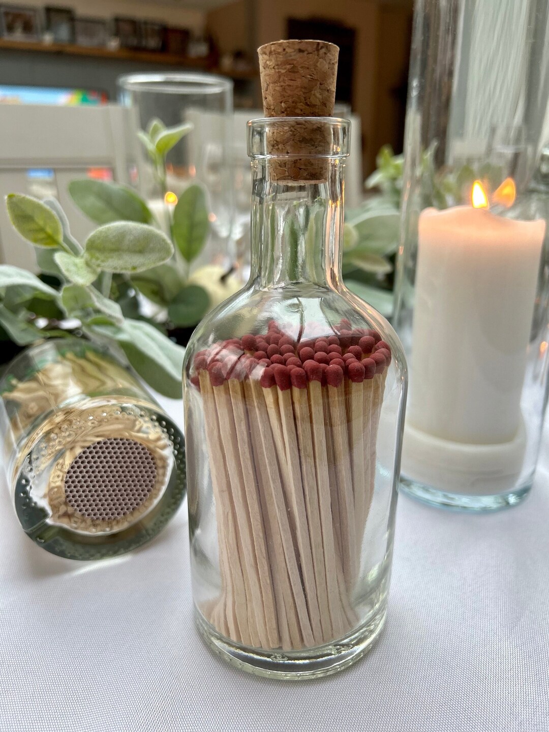 Matchstick Jar Large Match Jar Matchstick Gift Long Match Jar Matches ...