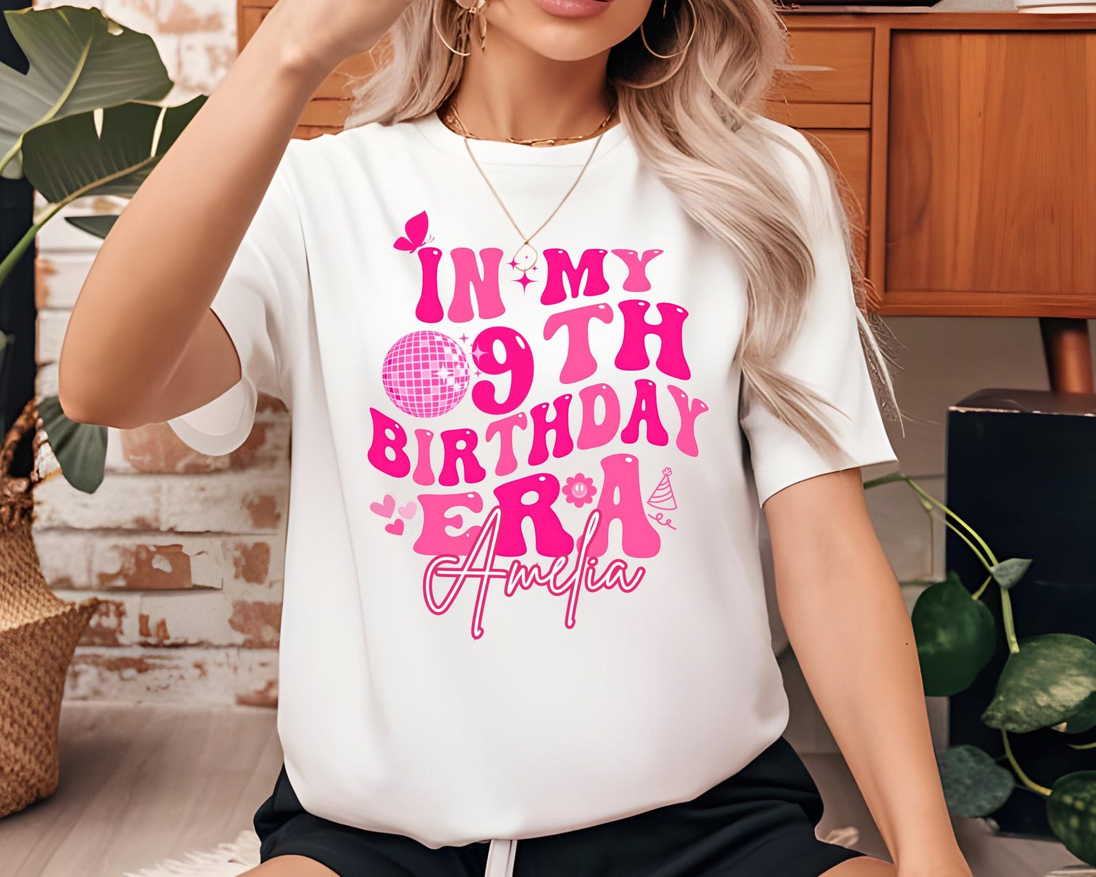 Personalized in My Birthday Era T-shirt, Custom Name Birthday ...