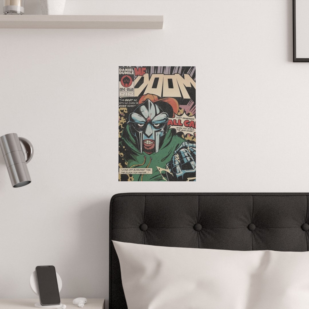 MF DOOM Poster Bedroom Poster Wallpaper Art - Etsy