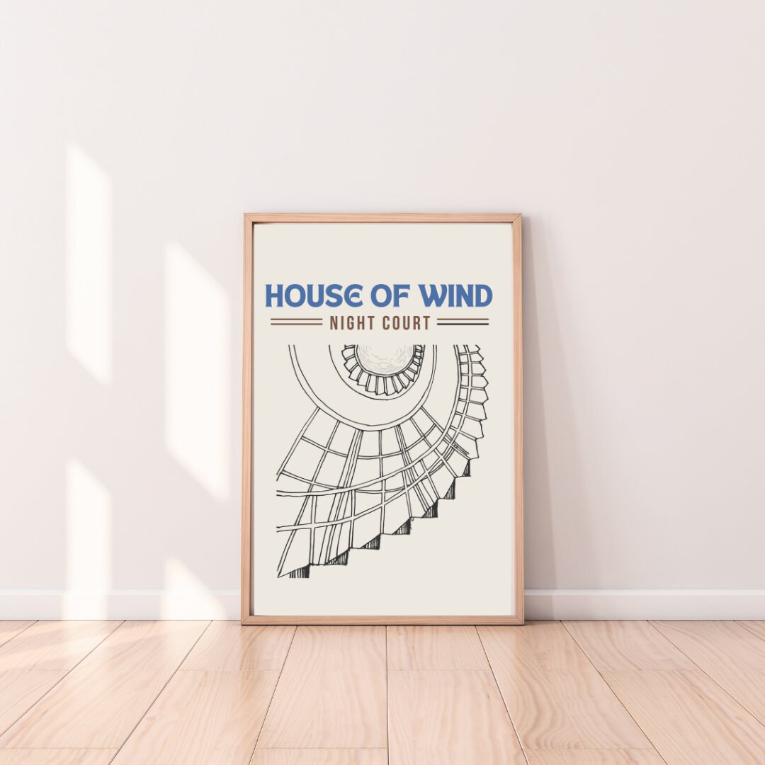 House of Wind Travel Poster- ACOTAR - Etsy