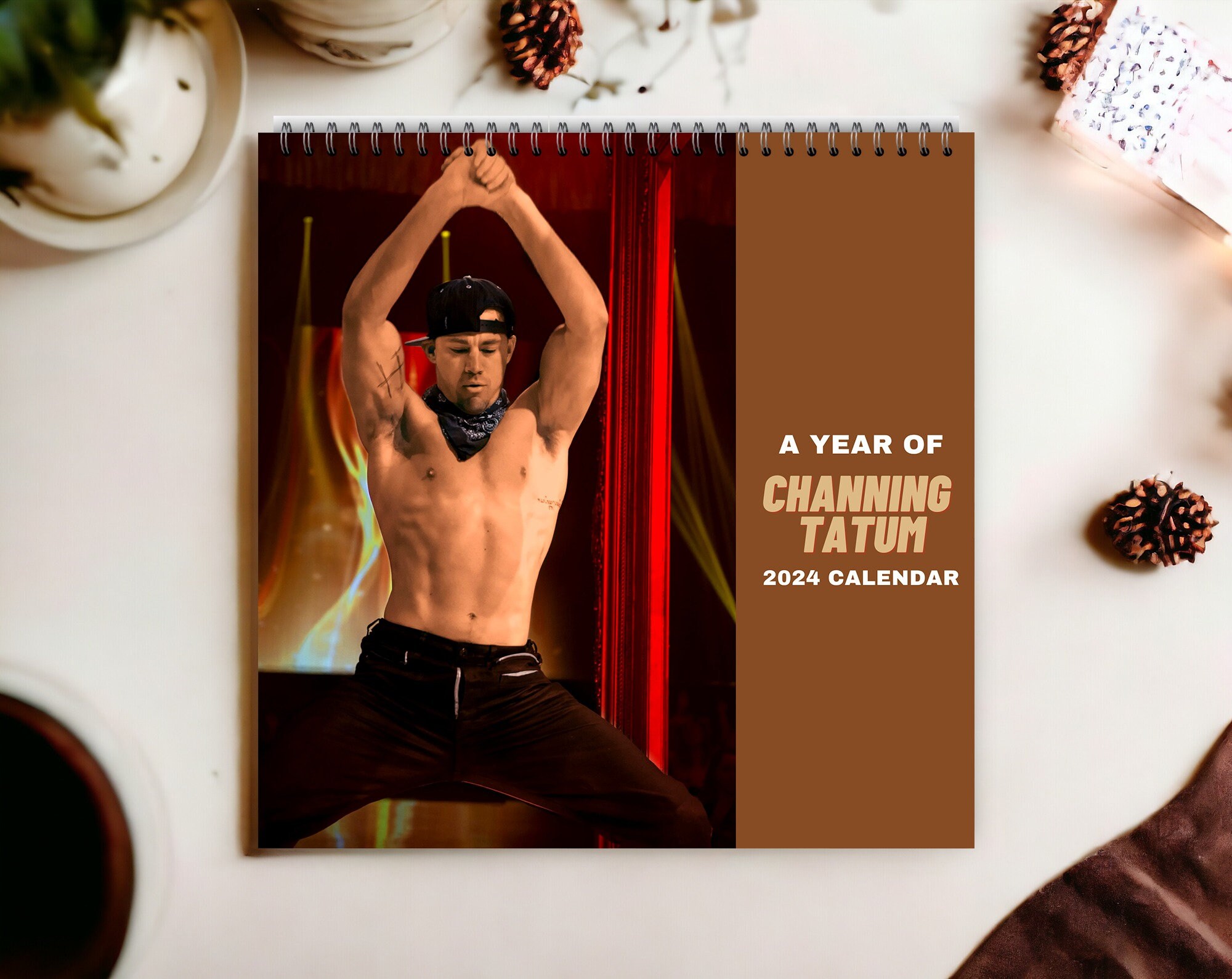 Channing 2024 calendar,Tatum 2024 wall calendar,Celebrities calendar ...