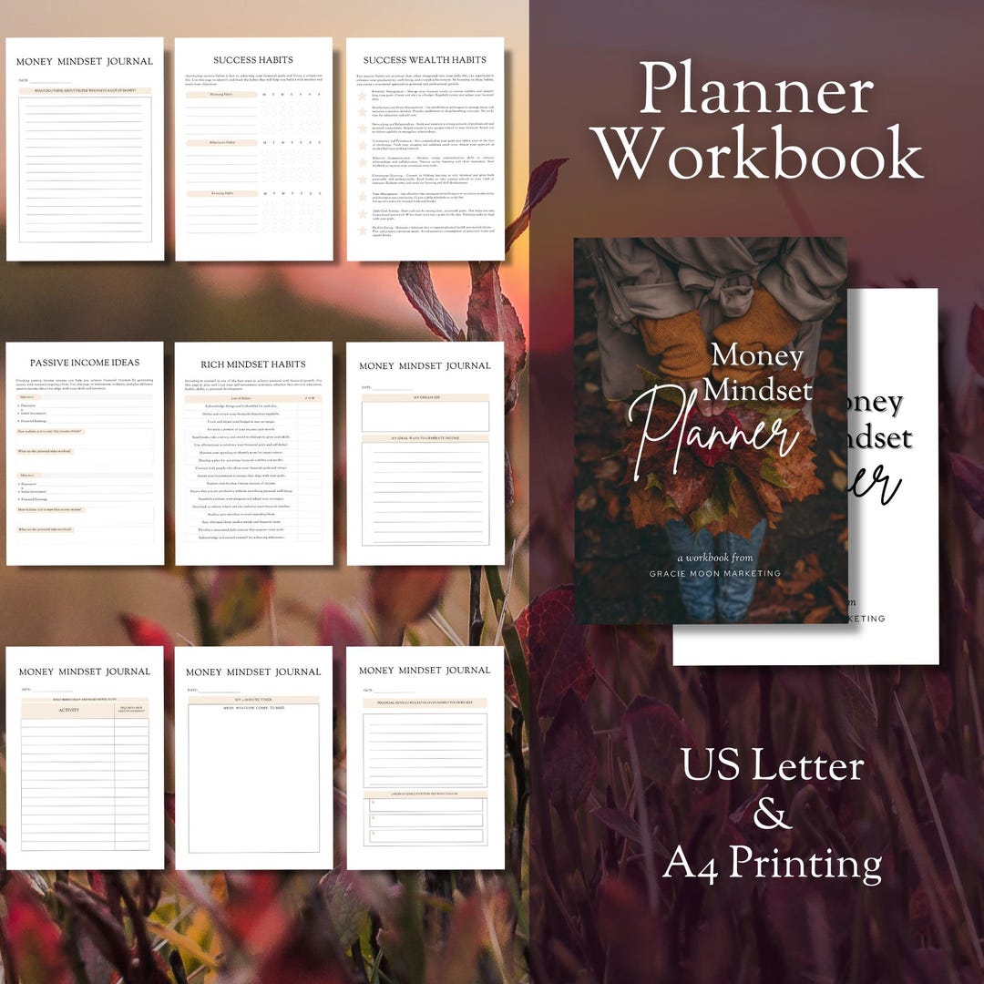 Money Mindset Journal Vol 2: Budget Planner 94-pg Workbook for ...