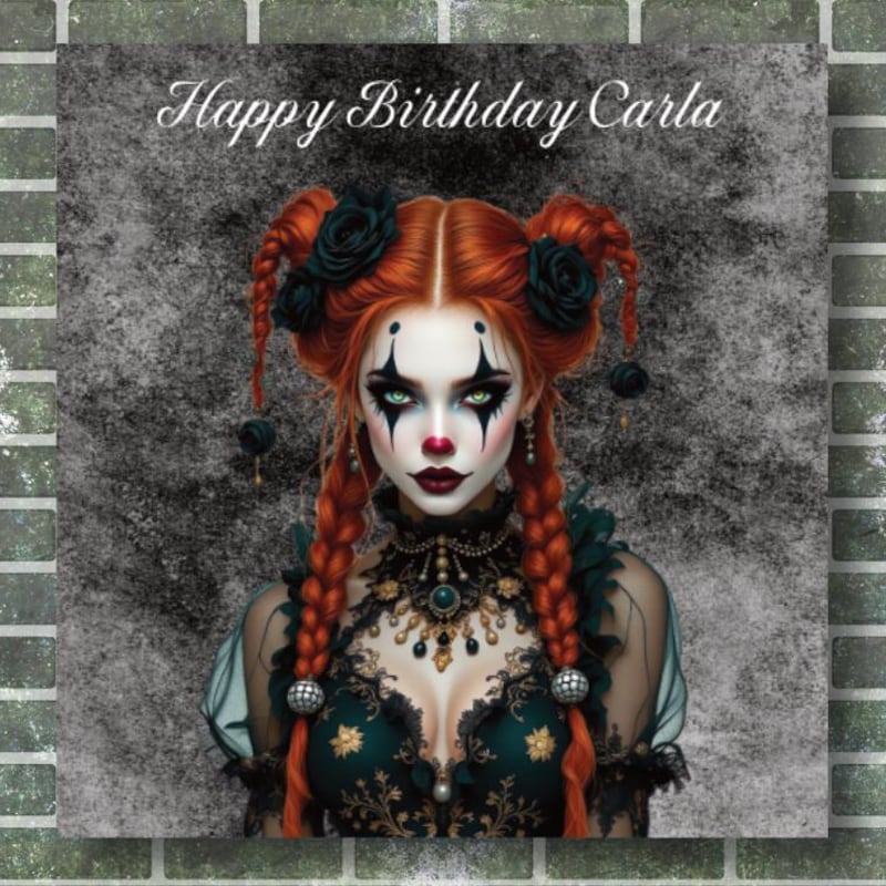 Clown Cards - Etsy UK