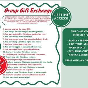 Christmas Party Games Gift Exchange White Elephant Game Christmas ...