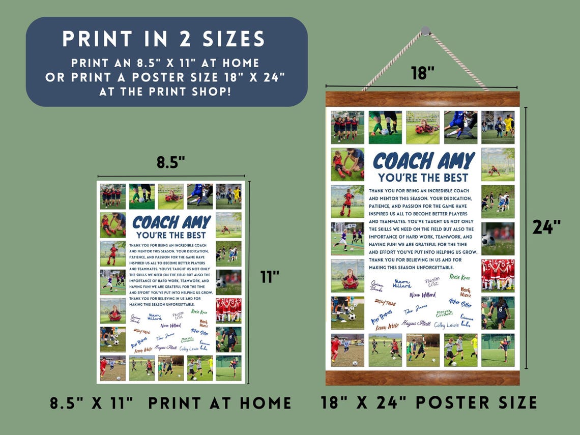 EDITABLE Basketball Coach Appreciation Printable, Team Gift Printable ...