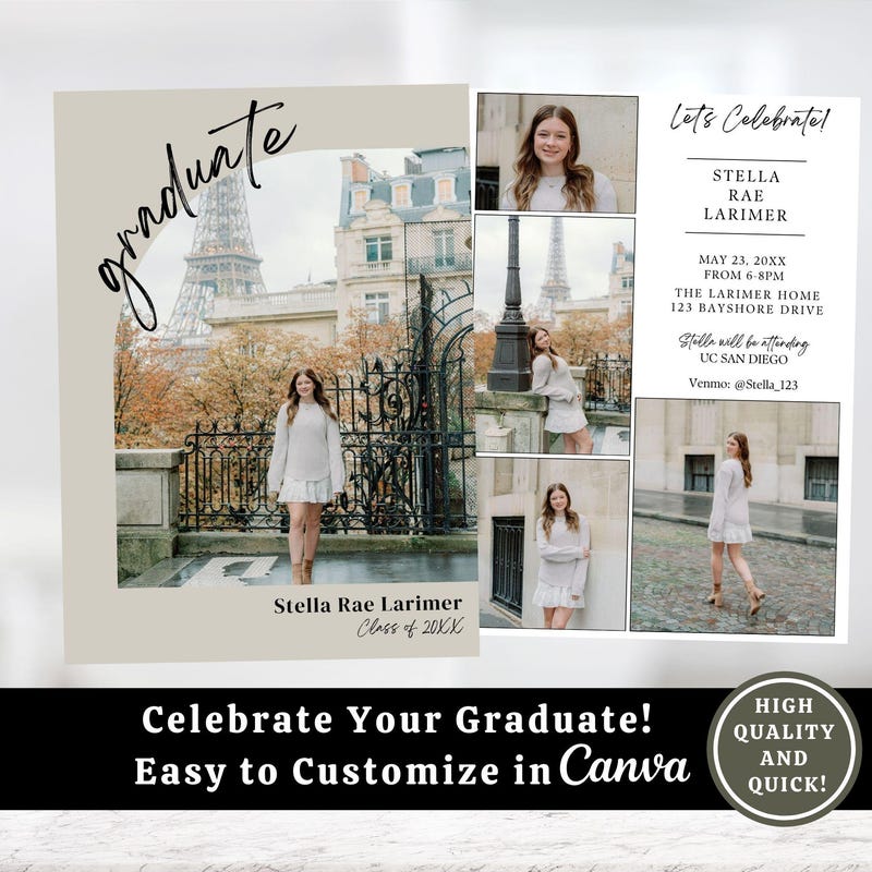Graduation Invitations 2025 - Etsy