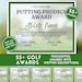 Golf Award Certificate Editable Award Ceremony Printable End of Season ...