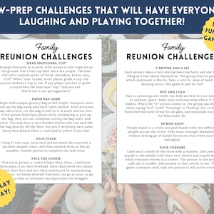 Family Reunion Game Bundle Reunion Games Family Reunion Idea Ready to ...