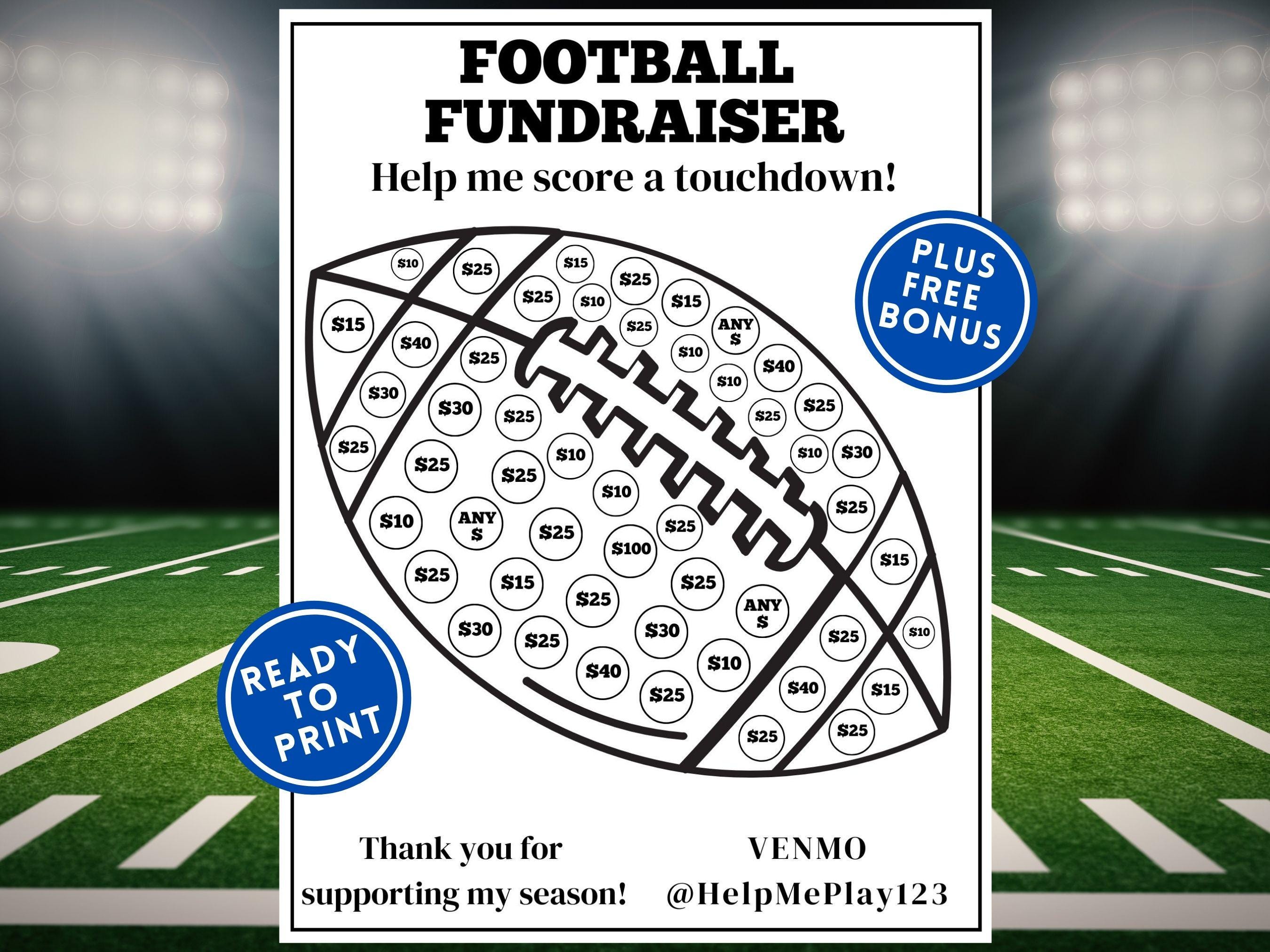 Editable Football Fundraiser Template Football Team Fundraiser Flyer ...