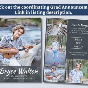 Yearbook Ad Template Senior Salute Full Page Template Canva Boy Girl ...