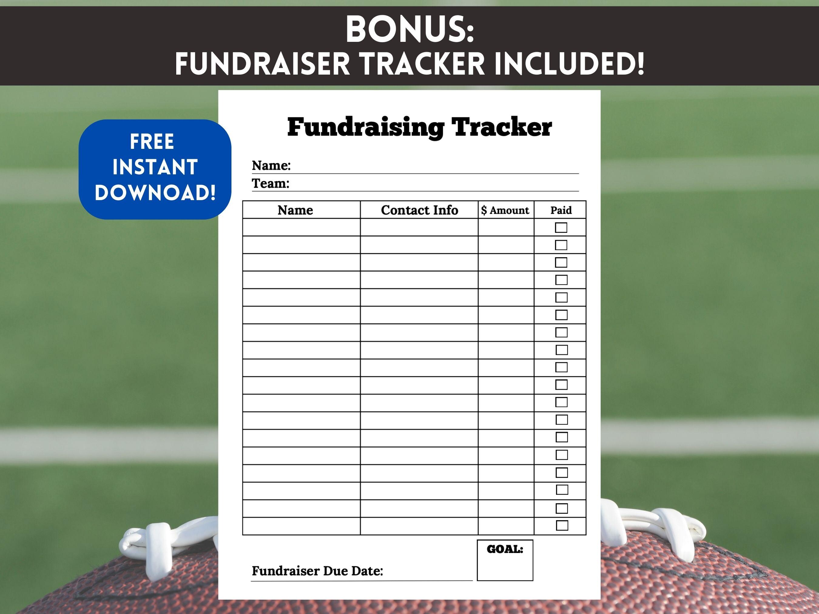 Editable Football Fundraiser Template Football Team Fundraiser Flyer ...