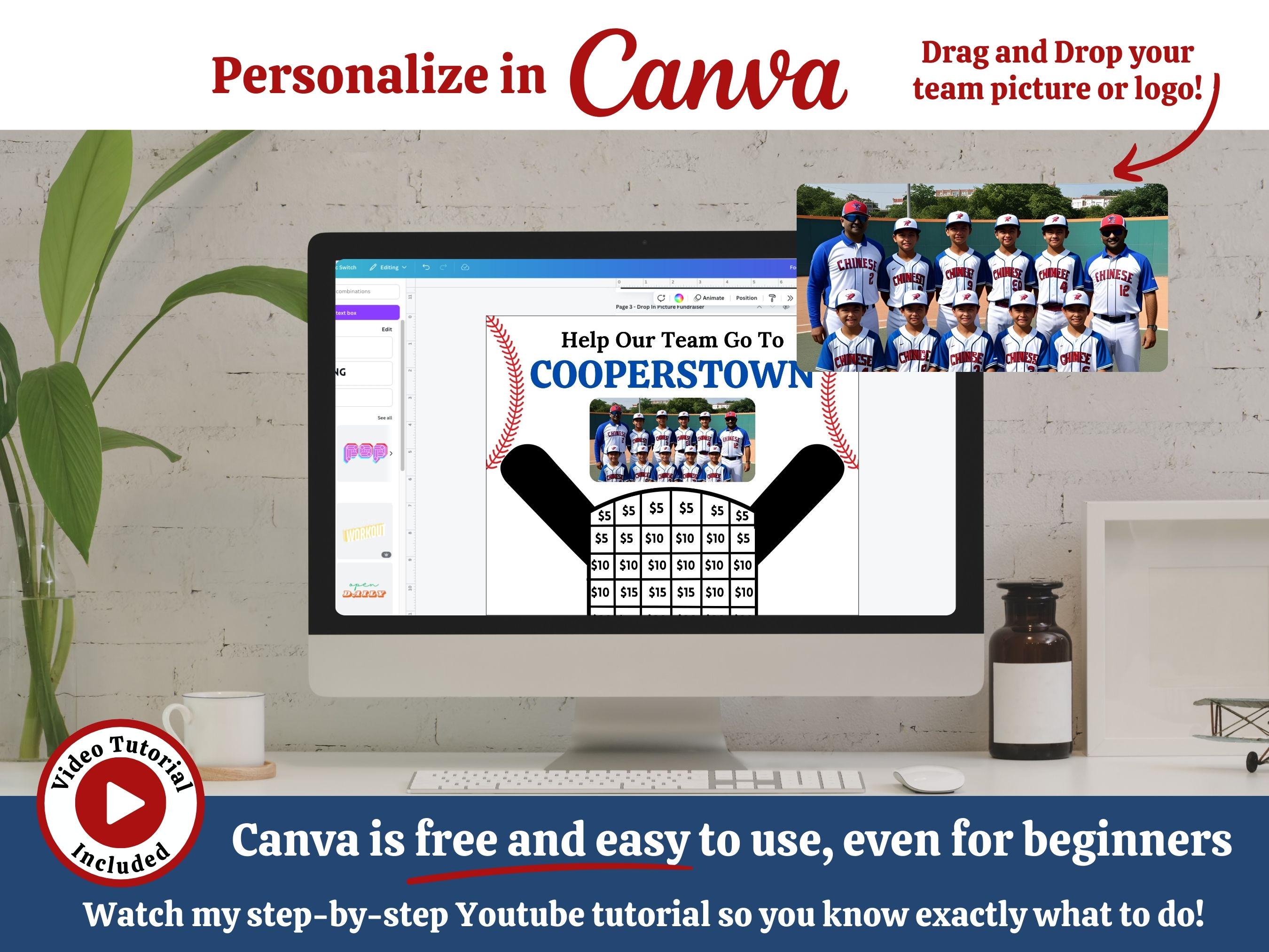 Cooperstown Fundraiser Template, Baseball Fundraising Flyer, Fill My ...