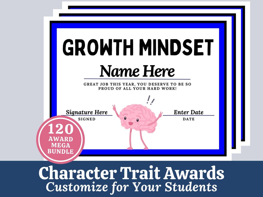 Classroom Award Certificates Editable in Canva, End of School Year ...