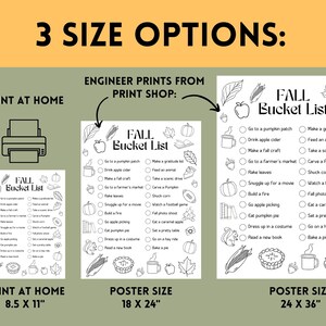 Fall Bucket List Printable Editable Autumn Bucket List Template 2024 ...