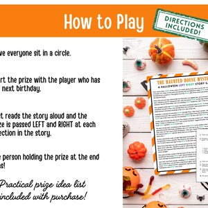 Halloween Left Right Game Teen Halloween Game Pass the Pumpkin ...