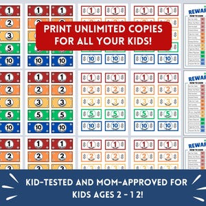 Chore Chart Printable for Kids Template Reward Chart Kids ...