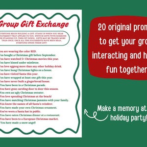 Christmas Party Games Gift Exchange White Elephant Game Christmas ...