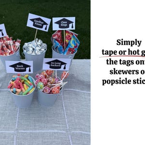 Graduation Candy Bar Labels, Candy Bar Signs Printable, 2025 Grad Party ...