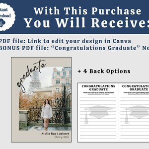 Graduation Announcement Template Graduation Invitation 2025 Template ...