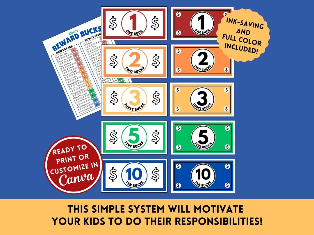 Chore Chart Printable for Kids Template Reward Chart Kids ...