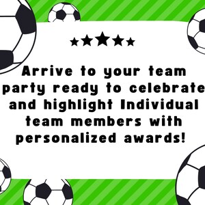 EDITABLE Soccer Award Certificates, Award Ceremony Certificates, Soccer ...