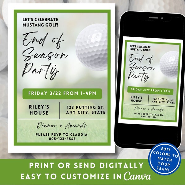 Golf Banquet - Etsy