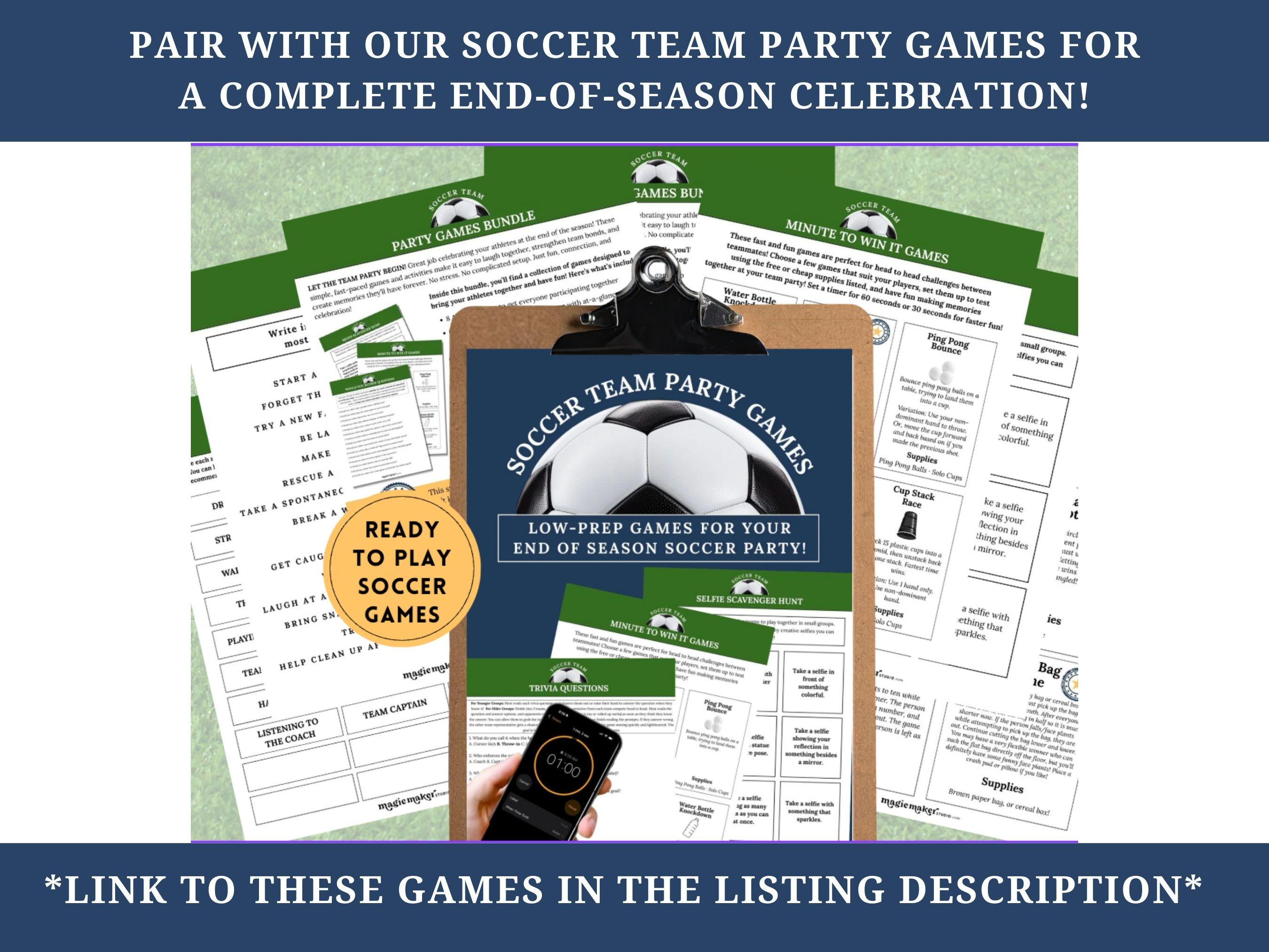 EDITABLE Soccer Award Certificates, Award Ceremony Certificates, Soccer ...