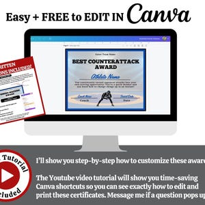 Editable Wrestling Award Certificates End of Season Wrestling Banquet ...