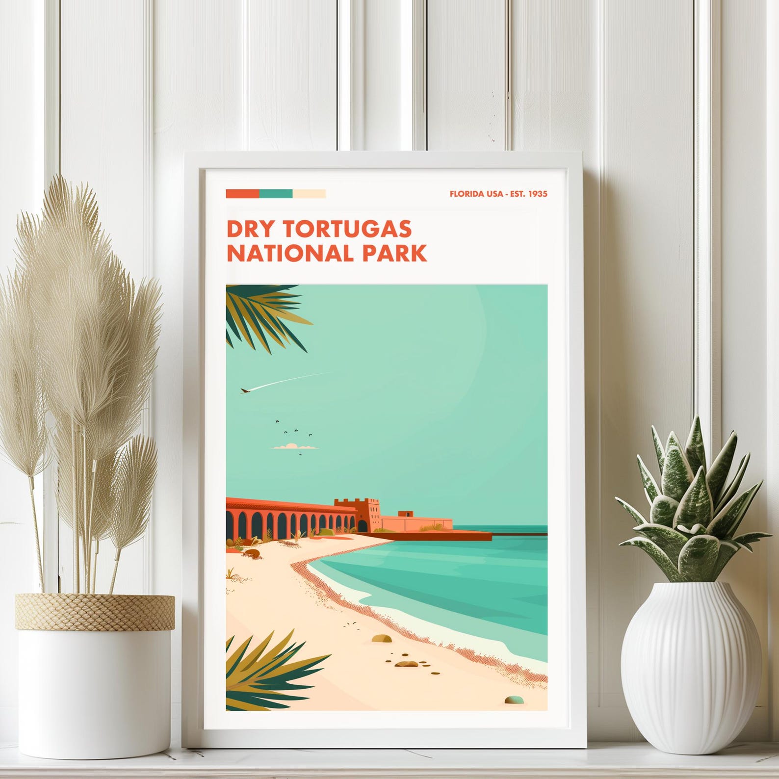 Dry Tortugas National Park Art Print: Scenic Travel Poster - Etsy