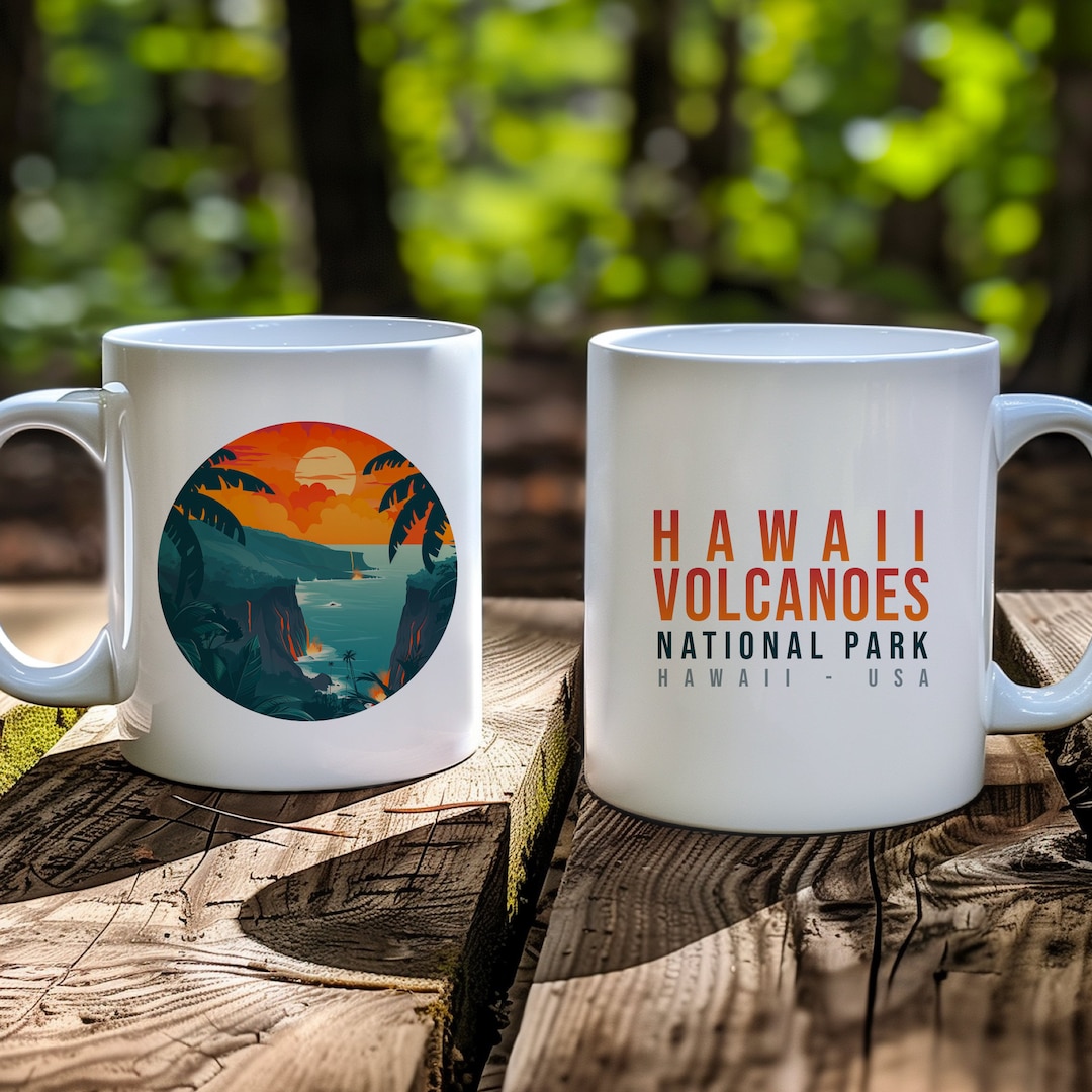 Hawaii Volcanoes National Park Hawaii Mugs, Great Gift for Outdoor ...