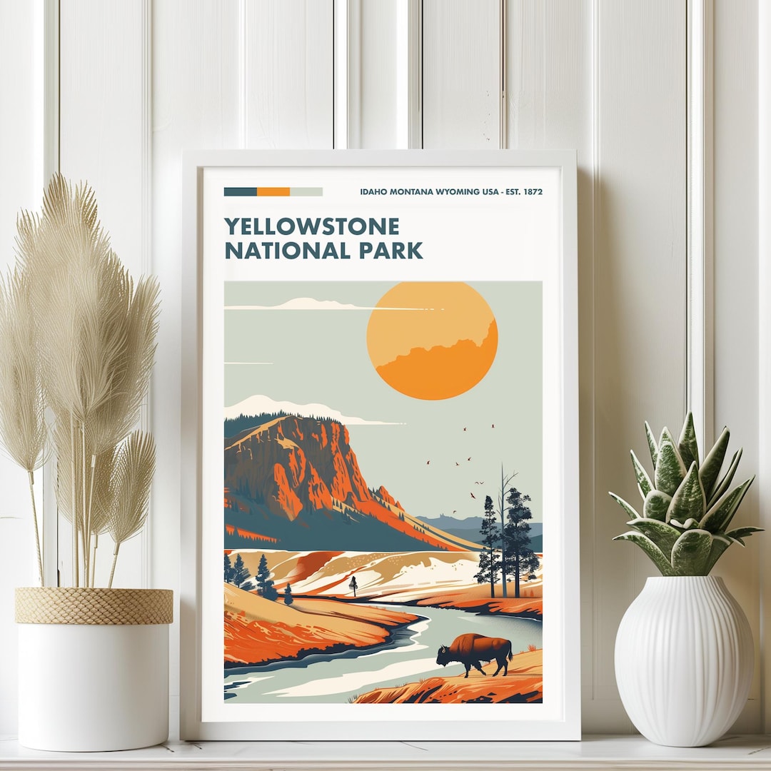 Yellowstone National Park Fine Art Print Rolled Posters - Gift or ...