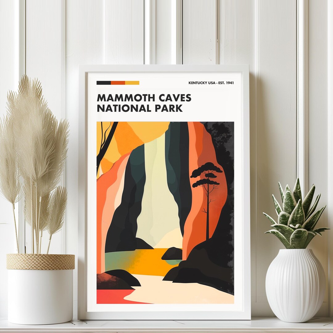 Mammoth Caves National Park Fine Art Print Rolled Posters - Gift or ...