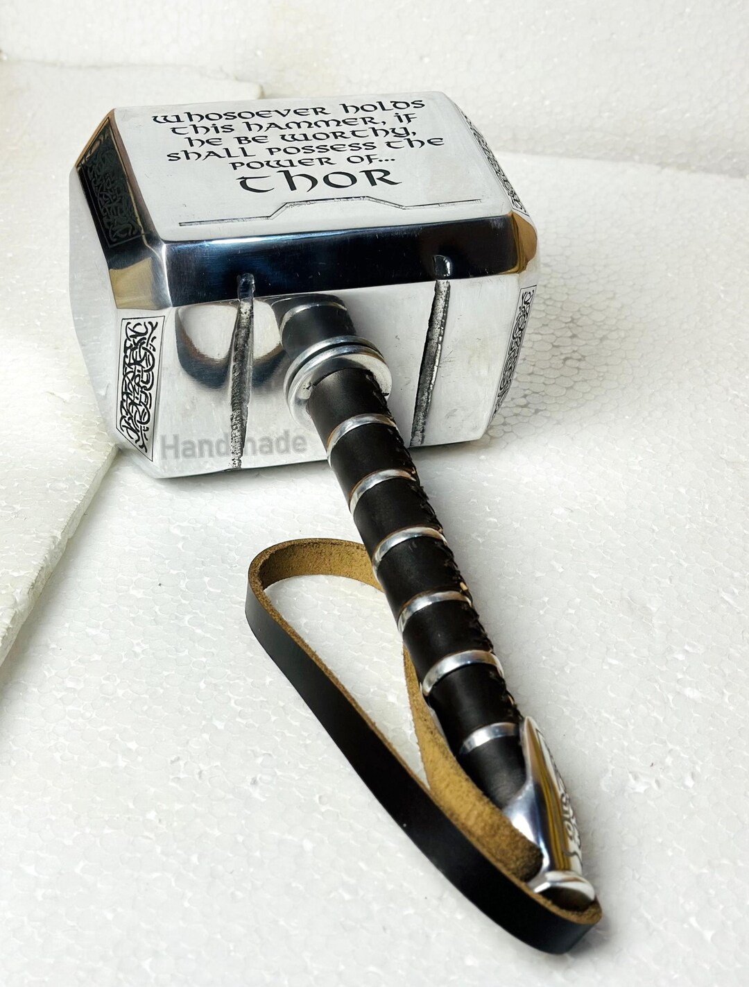 Thor Mjolnir Hammer Engraving Best Gift for Him Captain America Marvel ...