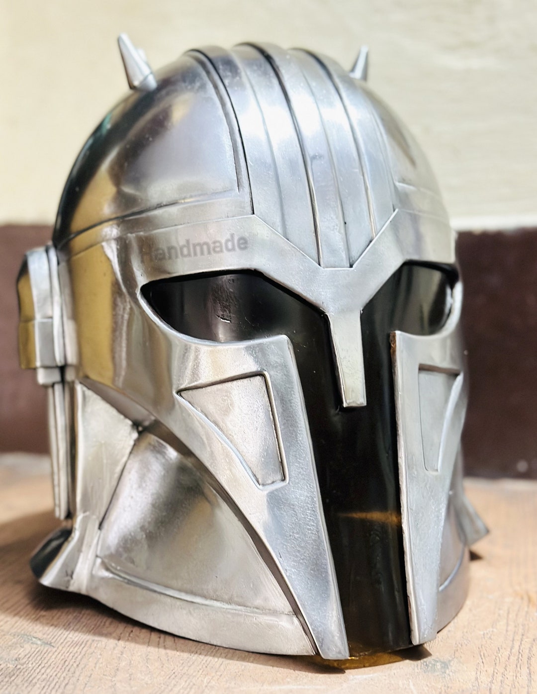 The Mandalorian Armorer Helmet Replica Star Wars Inspired, Blacksmith ...