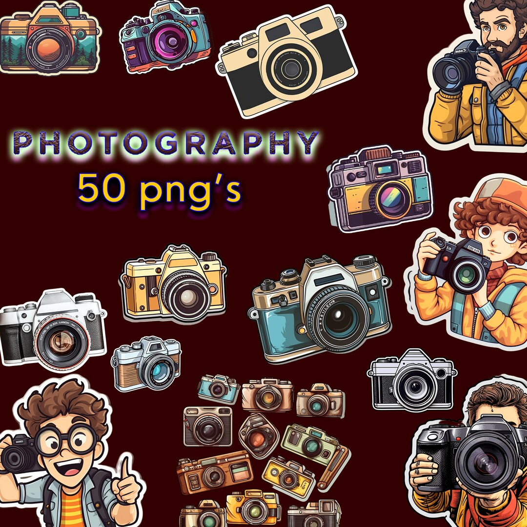 Photography Stickers for Goodnotes Digital Stickers for Photographers ...