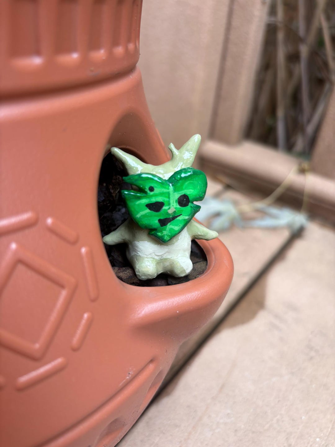 Mini Legend of Zelda Korok Clay Figurine 1/5 - Etsy