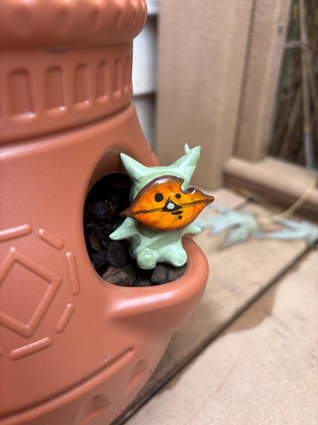 Mini Legend of Zelda Korok Clay Figurine 3/5 - Etsy