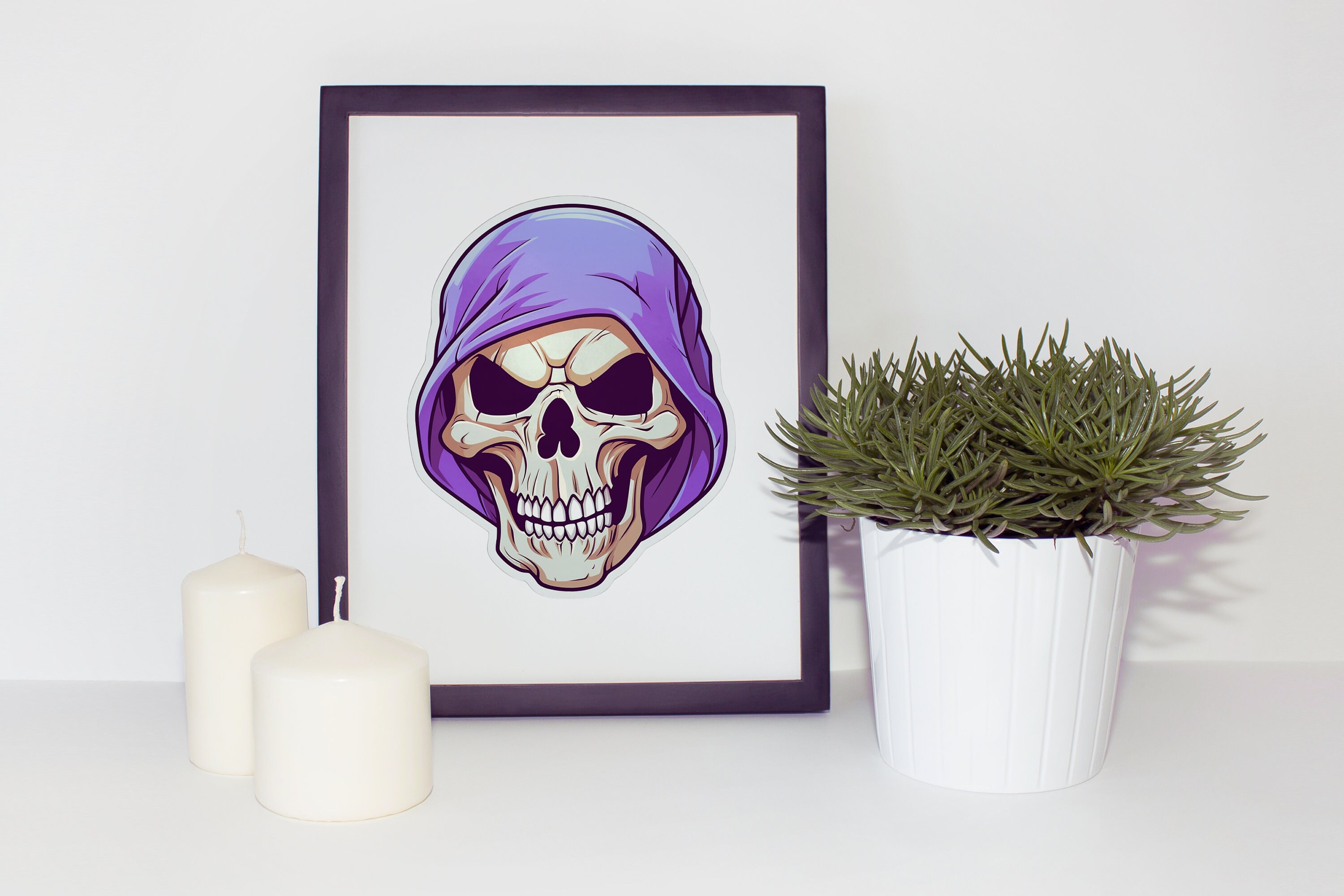 Skeletor Sticker Hand Drawn Custom Design Masters of the Universe the ...