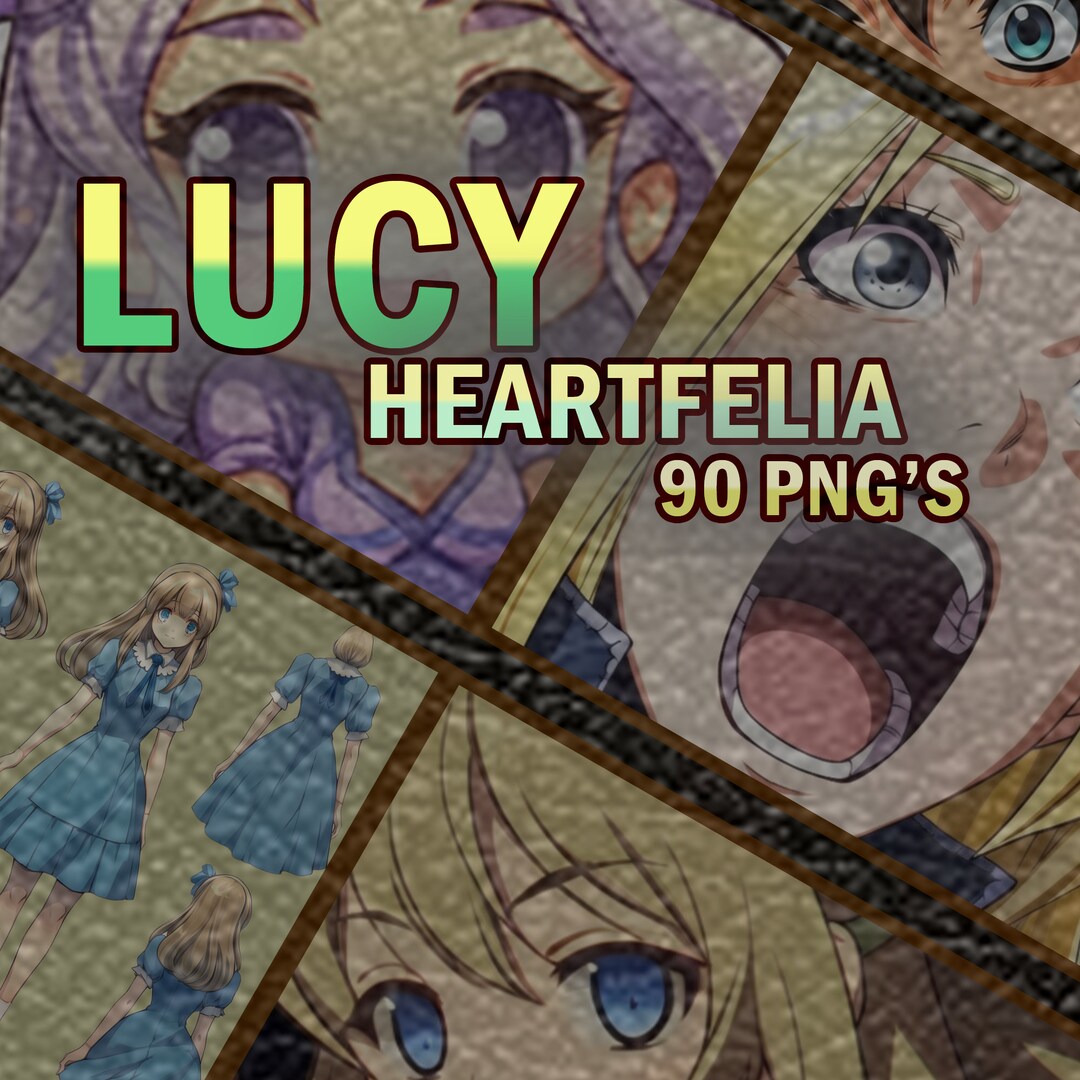 Lucy Heartfilia Lucy, Erza, Juvia, Levy PNG File Download - Etsy
