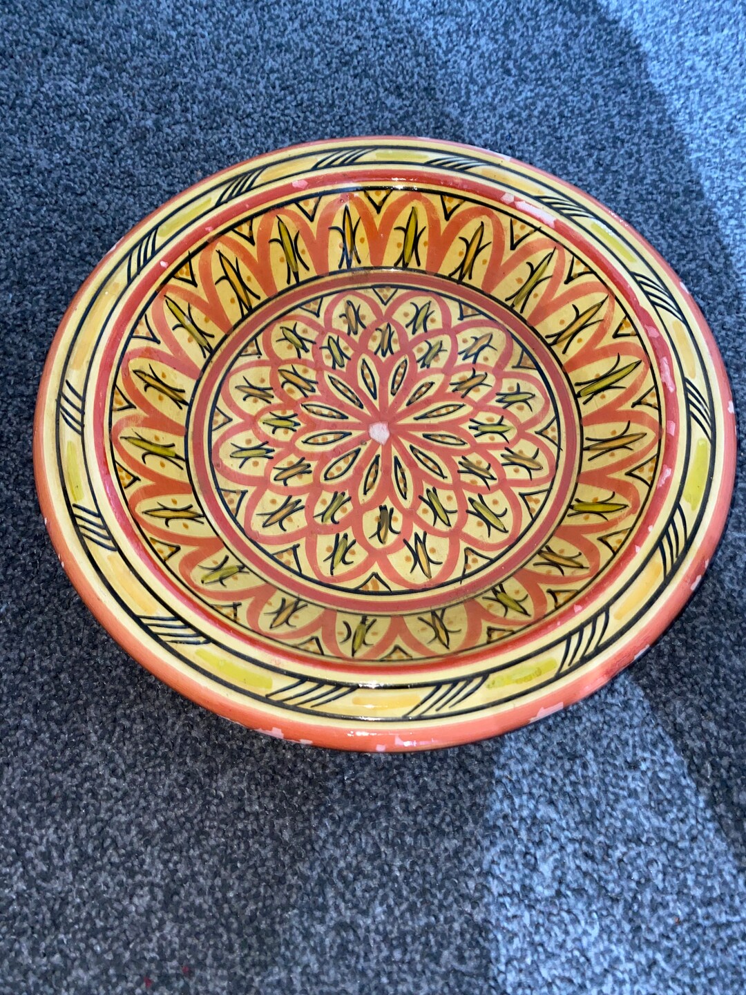 Large Moroccan Plate - Etsy