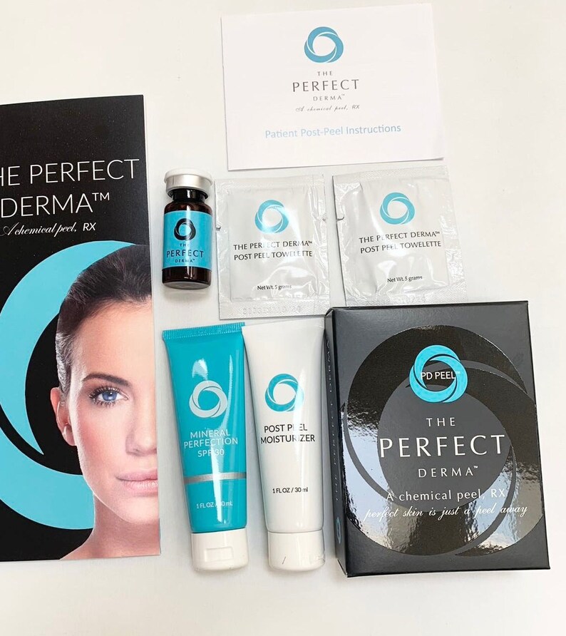 The Perfect Derma Peel Full Kit free 3ml Cleanser FAST - Etsy