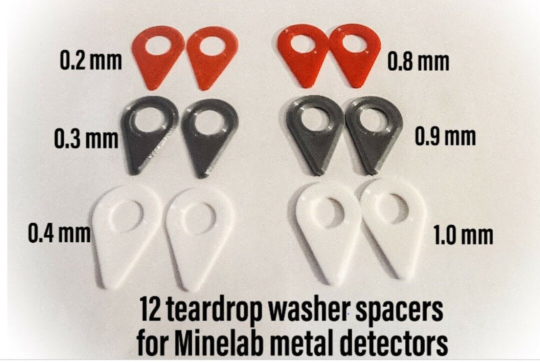 Coil Washer Shims for Minelab Equinox Excalibur Sovereign GT GPX ...