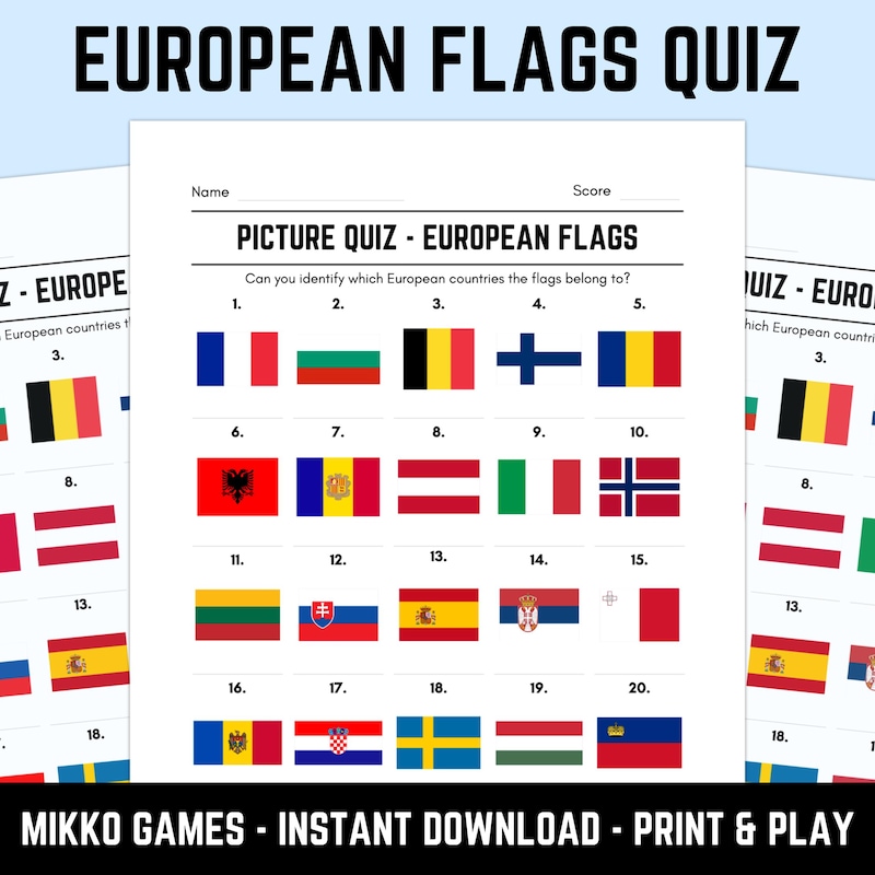 European Flags - Etsy