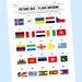 Printable Flags Picture Quiz With Answers: Picture Round Quiz Sheets ...